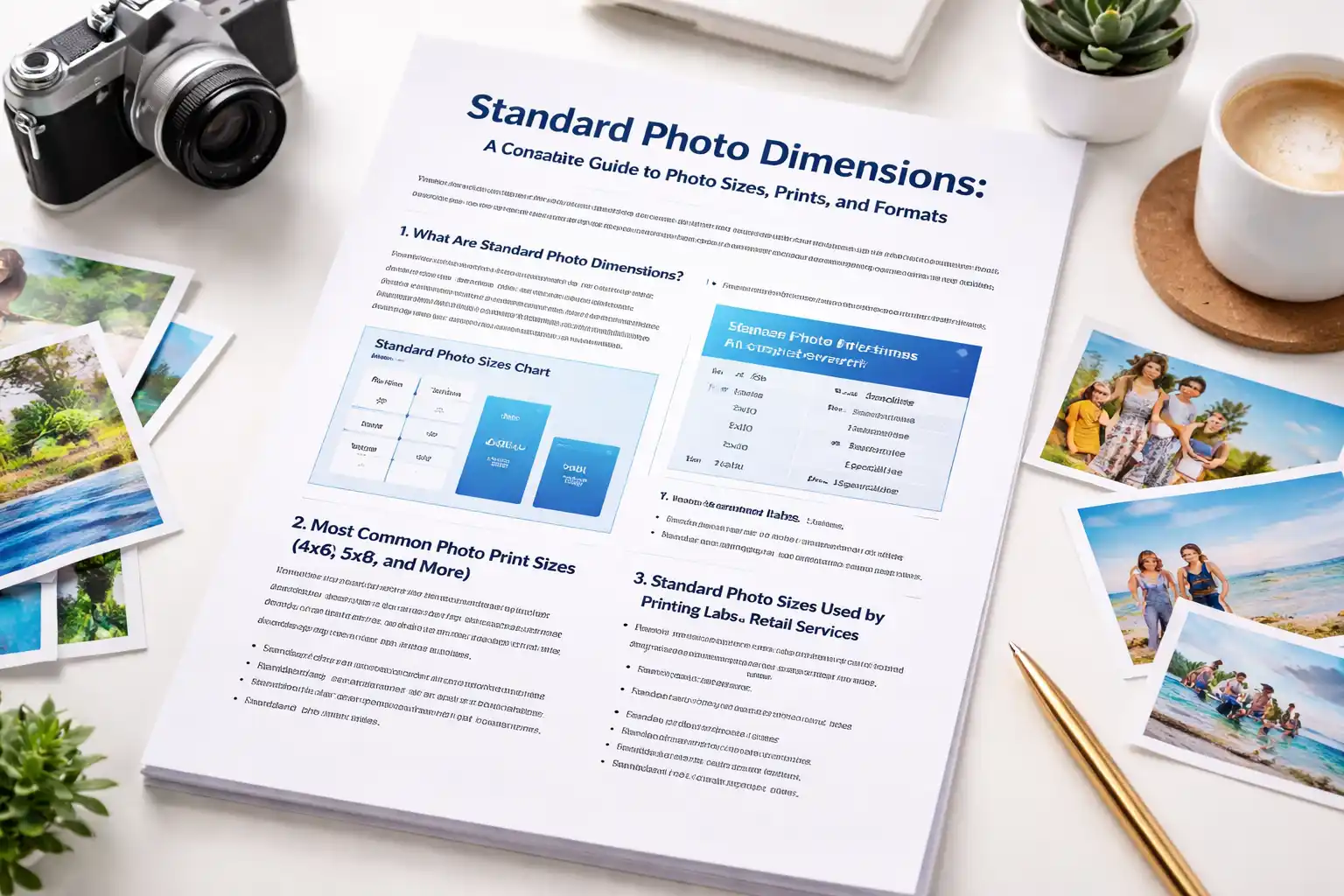 Standard Photo Dimensions: Easy Guide for Perfect Prints