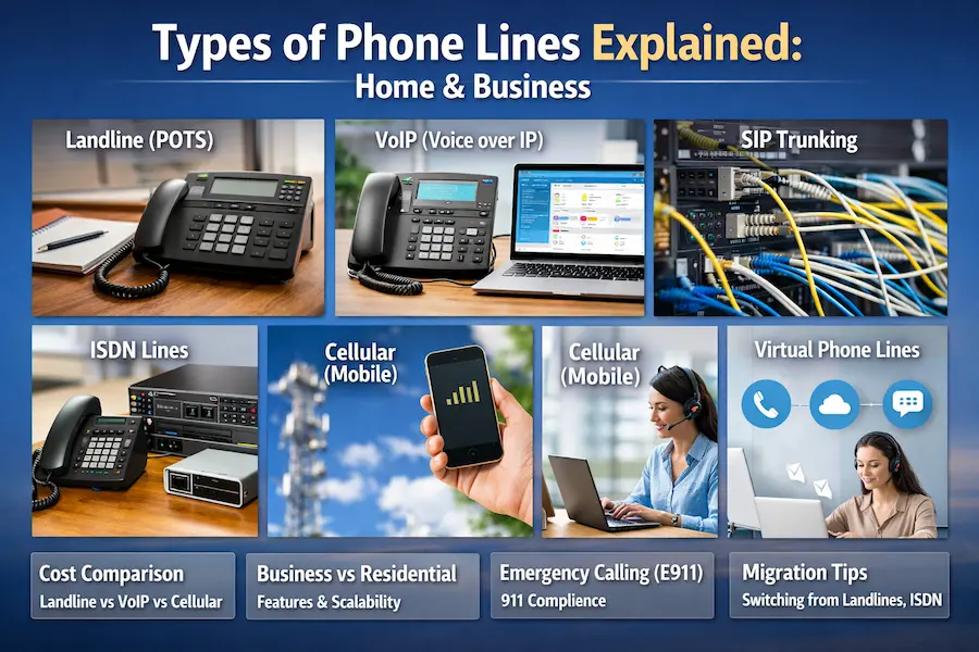 Types of Phone Lines Explained: Home & Business